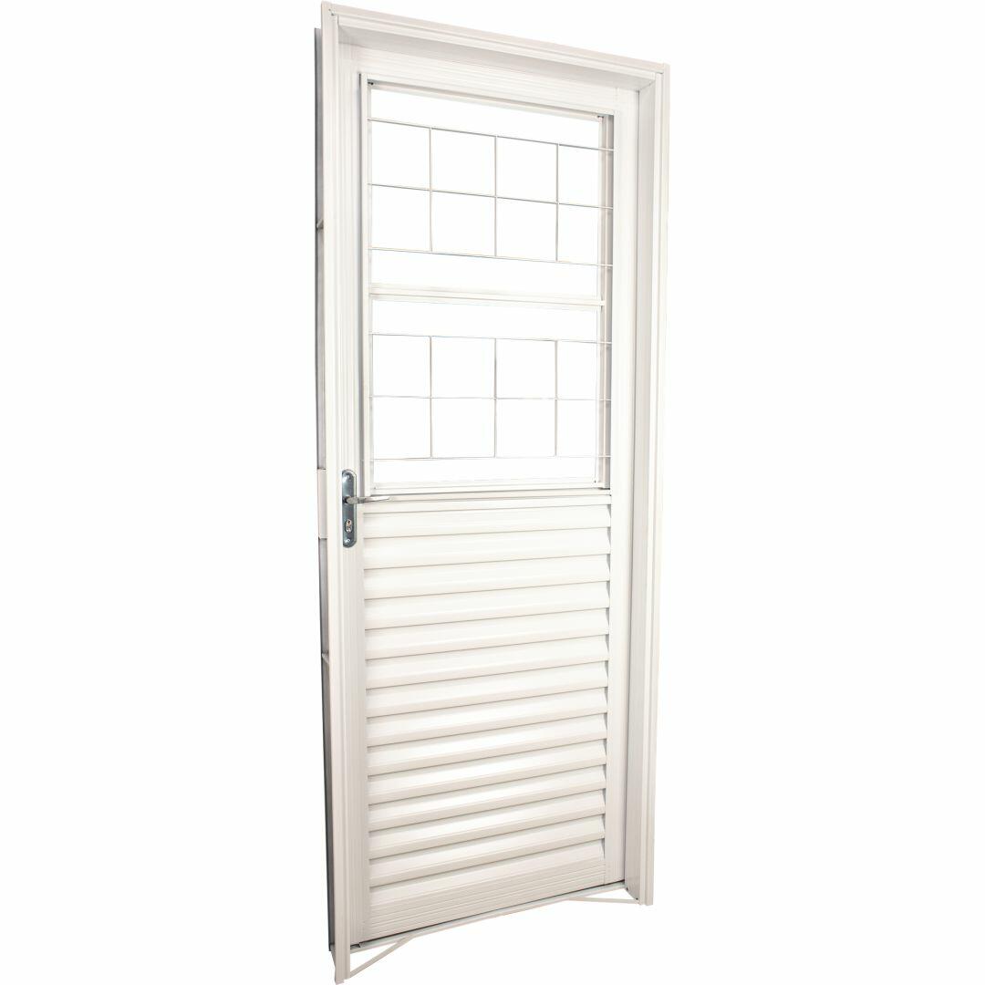 PORTA MISTA LAMINADA COM POSTIGO - CRV Portas e Janelas