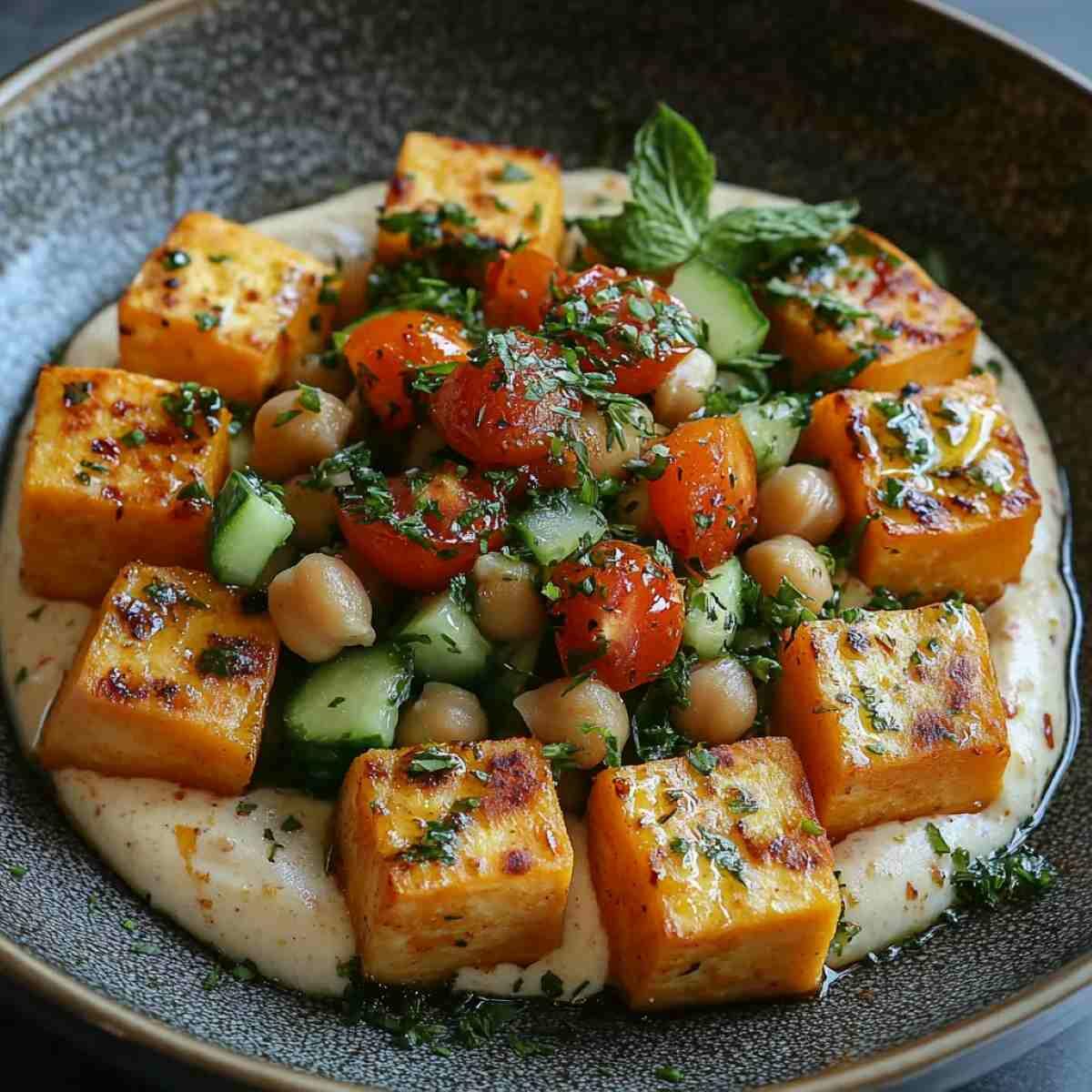 Protein-Rich Mediterranean Salad: Refreshing, Nutritious and Perfect ...