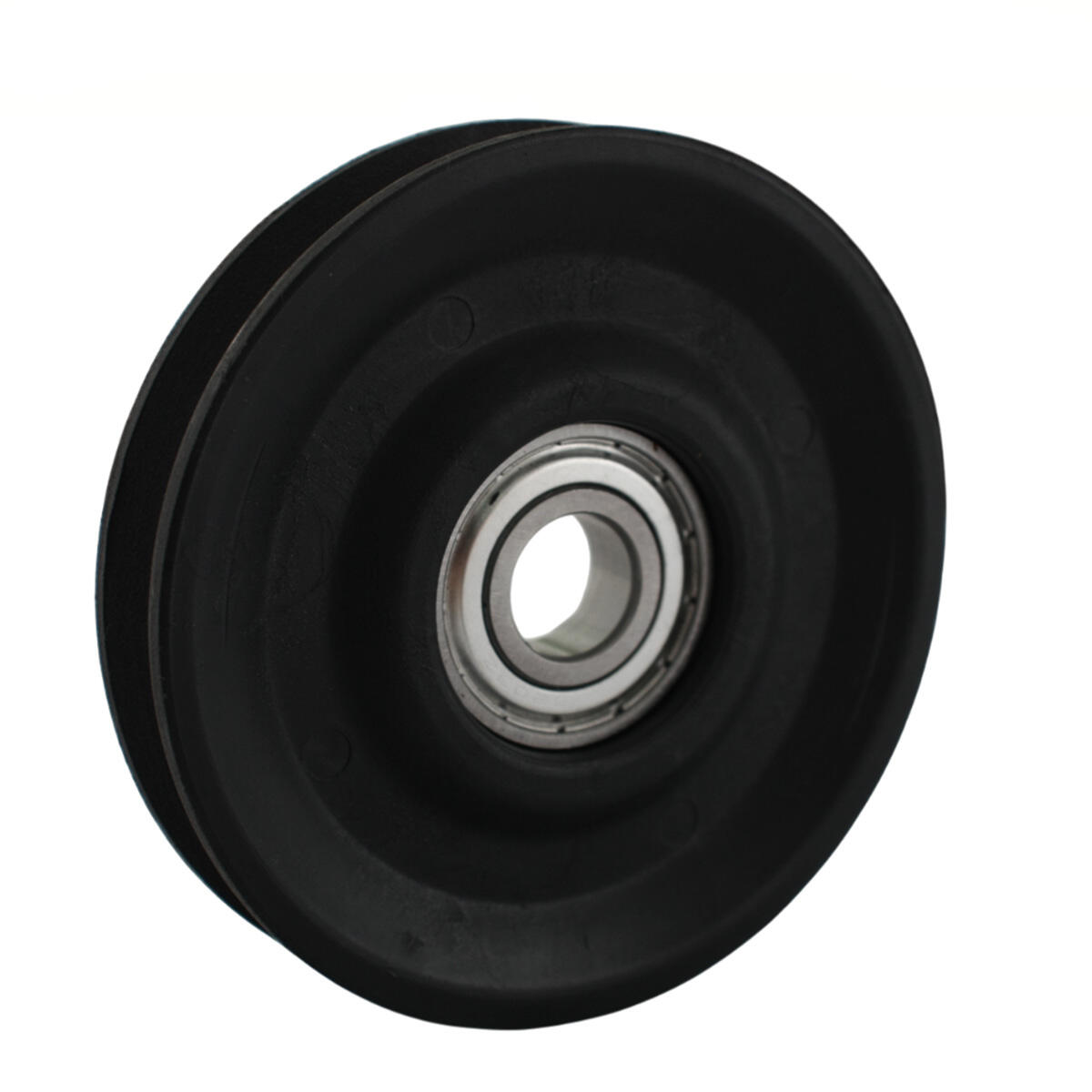 Roldana em Plástico 100mm com Rolamento (Completo) - Physicus